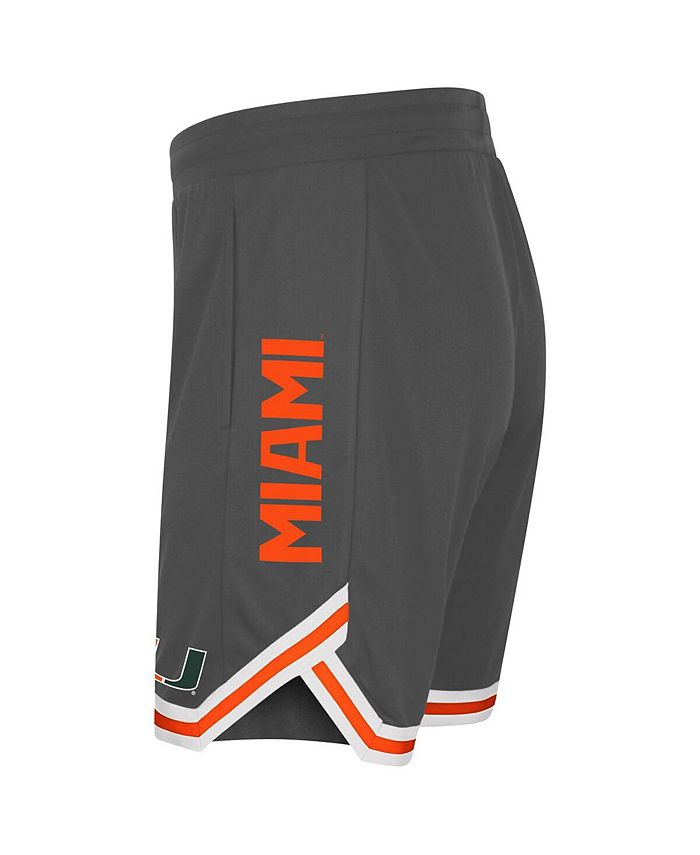 Colosseum Men's Charcoal Miami Hurricanes Continuity Shorts - Macy's