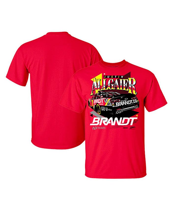 JR Motorsports Official Team Apparel Men's Red Justin Allgaier ...