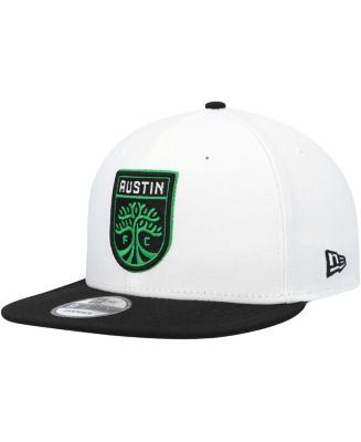 Men's New Era White and Black Austin FC Two-Tone 9FIFTY Snapback Hat ...