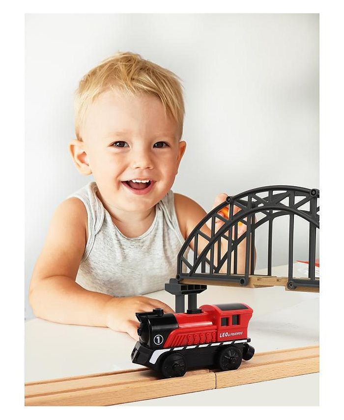 Leo & Friends Battery Powered Railway Engine - Macy's