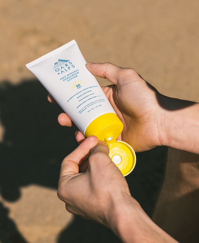 Oars + Alps 100% Mineral Sunscreen Lotion SPF 50, 6 oz. - Macy's