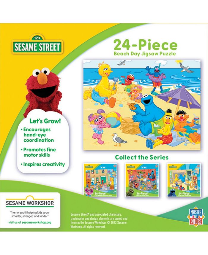 Masterpieces Sesame Street - Beach Day 24 Piece Jigsaw Puzzle - Macy's