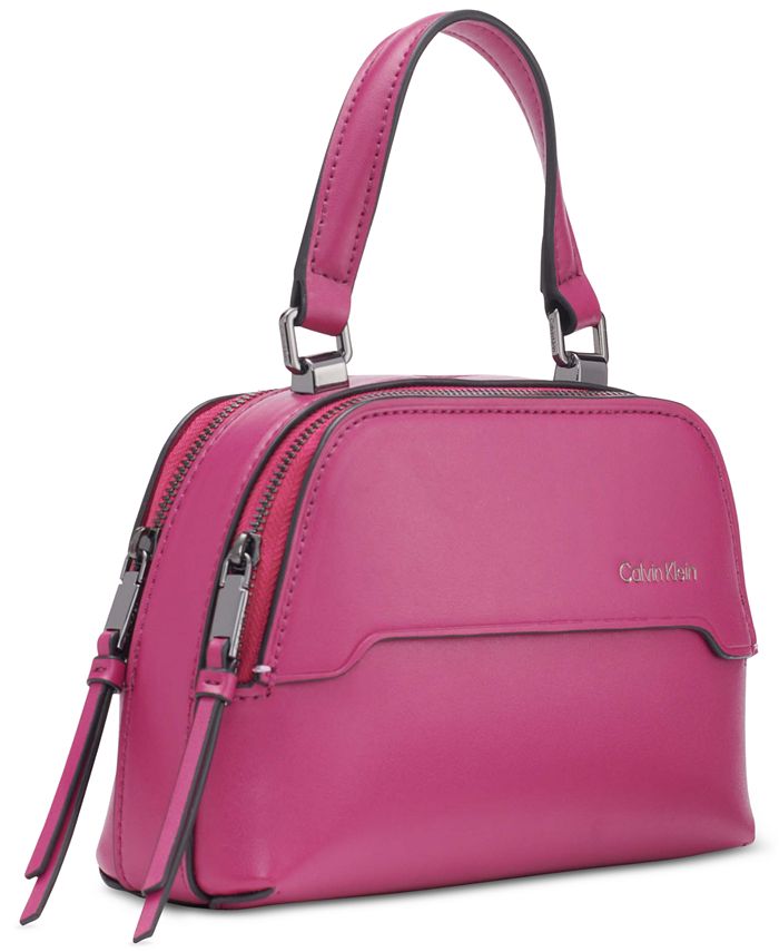 Calvin Klein Jasper Top Zipper Convertible Mini Crossbody - Macy's