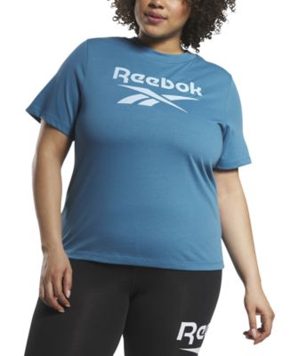 Reebok Plus Size Short Sleeve Logo Graphic T-Shirt - Macy's