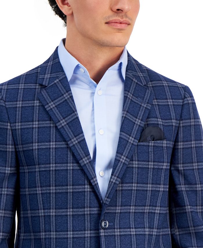 Vince Camuto Men's Slim-Fit Patterned Sport Coat - Macy's