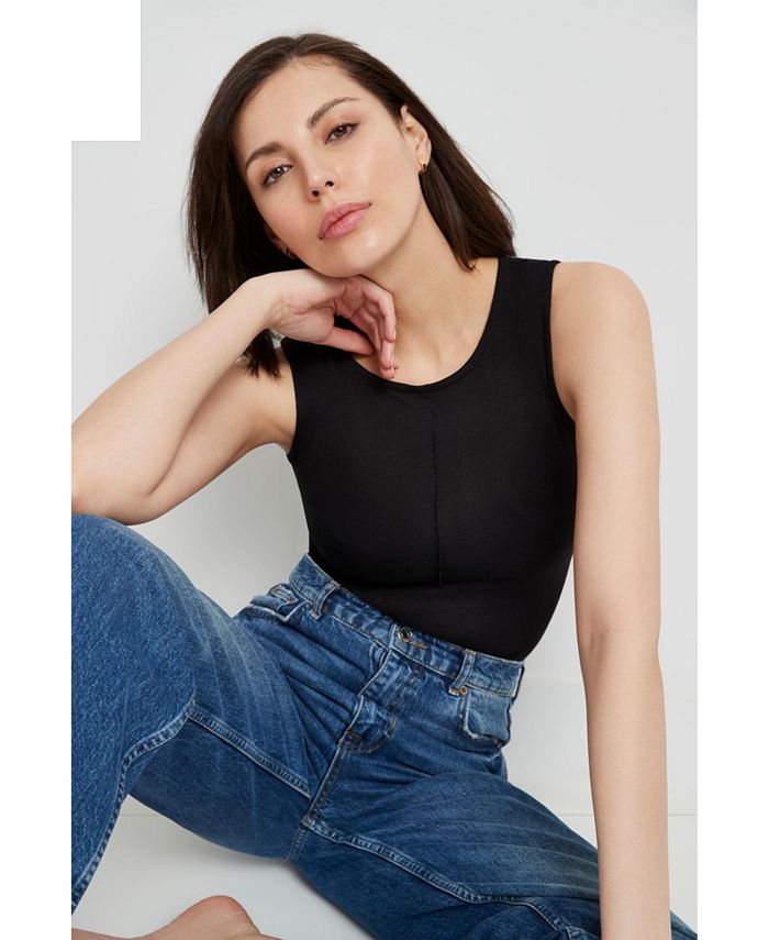Marcella Plus Size Eva Sheer Sleeveless Top - Macy's