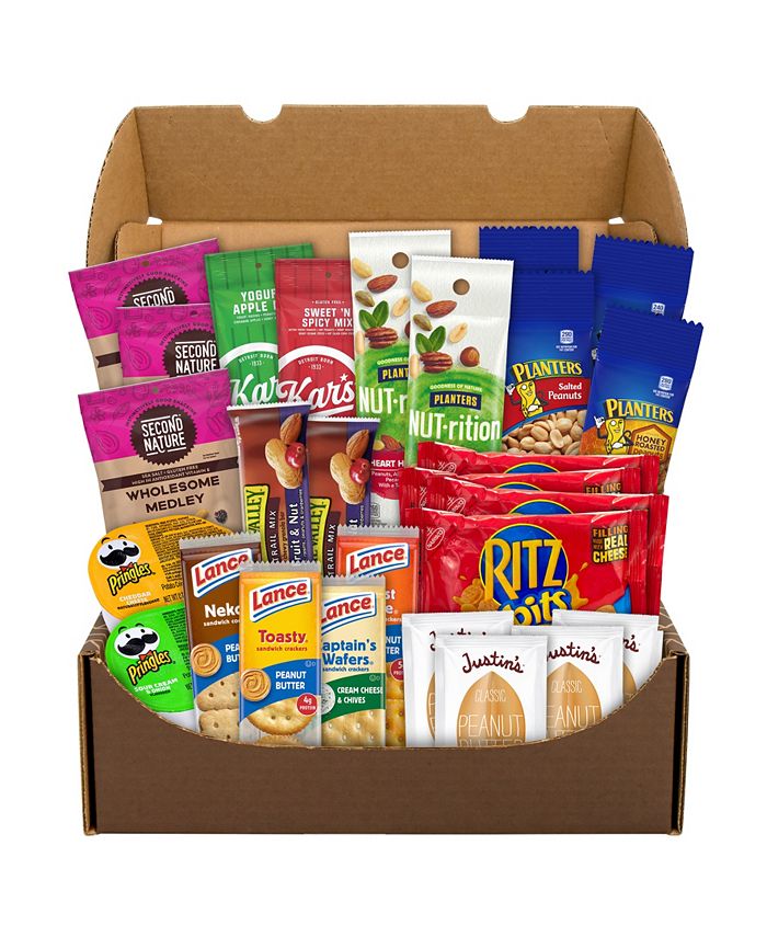 SnackBoxPros On The Go Snack Box, 27 Assorted Snacks - Macy's