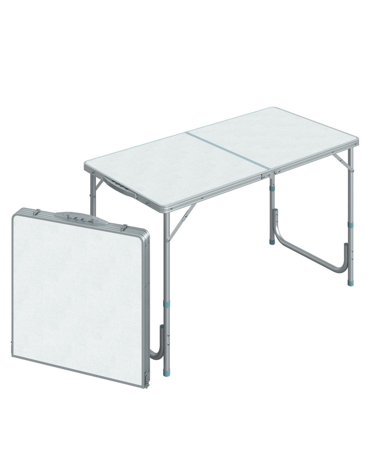 Click here for 4FT Aluminum Adjustable Folding Camp Table with Md... prices