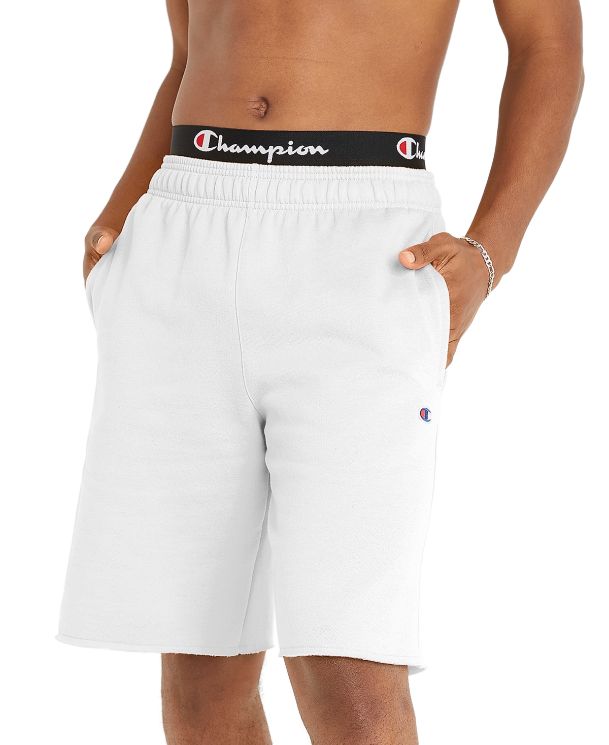 Click here for Champion Mens Fleece 10 Shorts - White prices