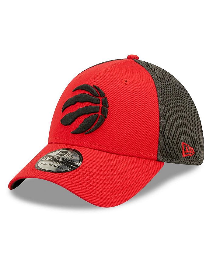New Era Men's Red, Charcoal Toronto Raptors NEO OTC 39THIRTY Flex Hat ...