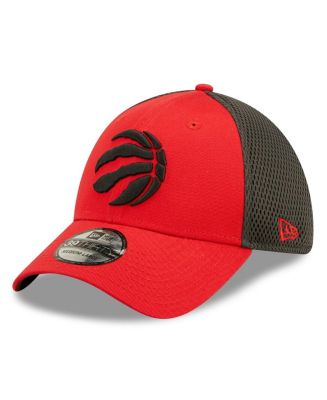 Men's New Era Red, Charcoal Toronto Raptors NEO OTC 39THIRTY Flex Hat ...