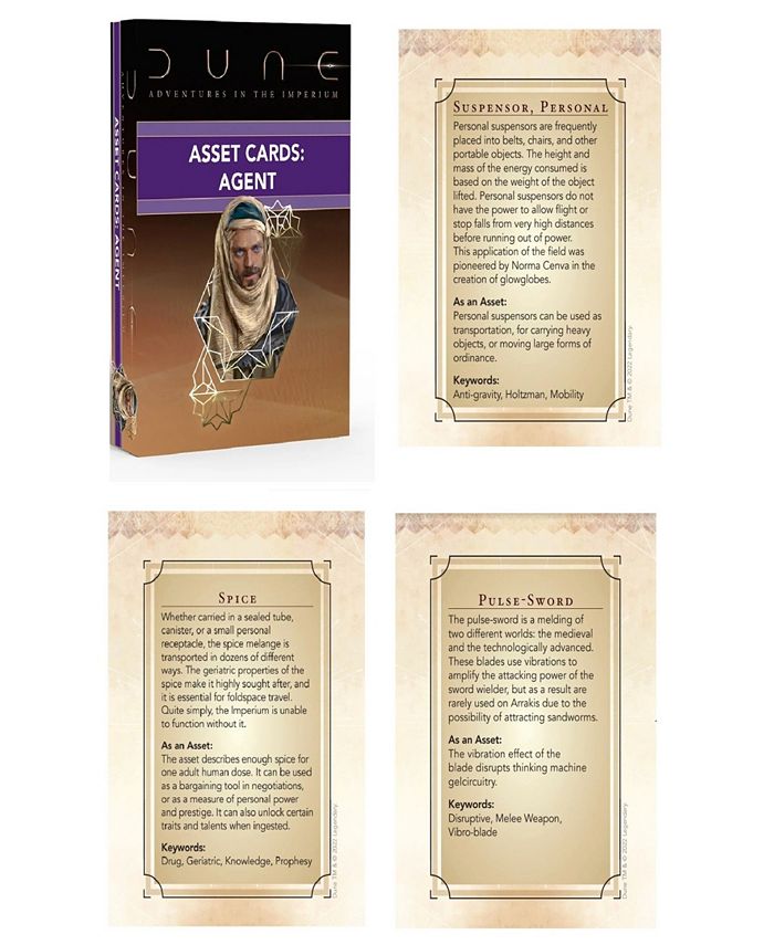 Dune Asset Cards - Agent Expansion Deck - Macy's
