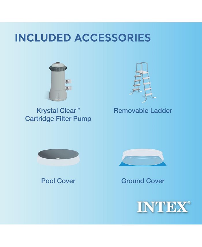 Intex Easy Set 18' X 48" Inflatable Pool With Filter Pump - Macy's