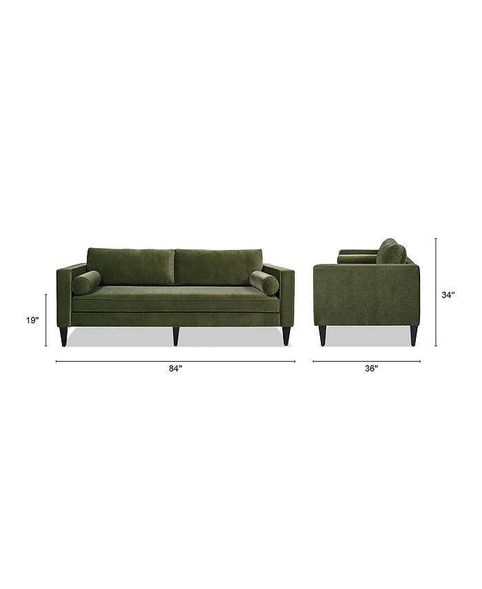 Jennifer Taylor Home Nicholi 84" Mid-Century Modern Sofa - Macy's