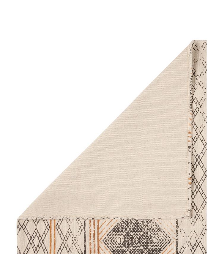 French Connection Stonewash Printed Cotton 28" x 48" Suri Palm Accent ...