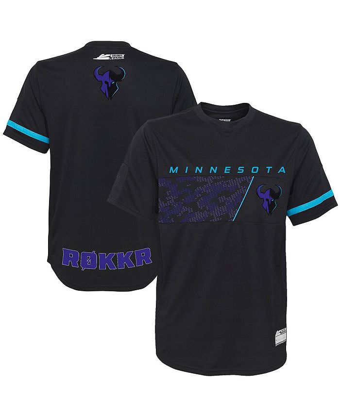 Outerstuff Men's Minnesota Rokkr Black Alternate Authentic Jersey - Macy's