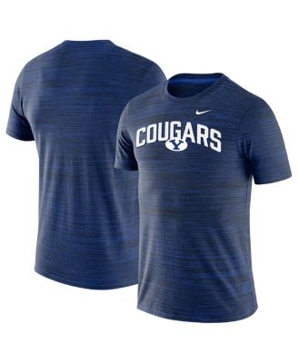 Men's Nike Royal BYU Cougars Velocity Team Issue Performance T-shirt ...