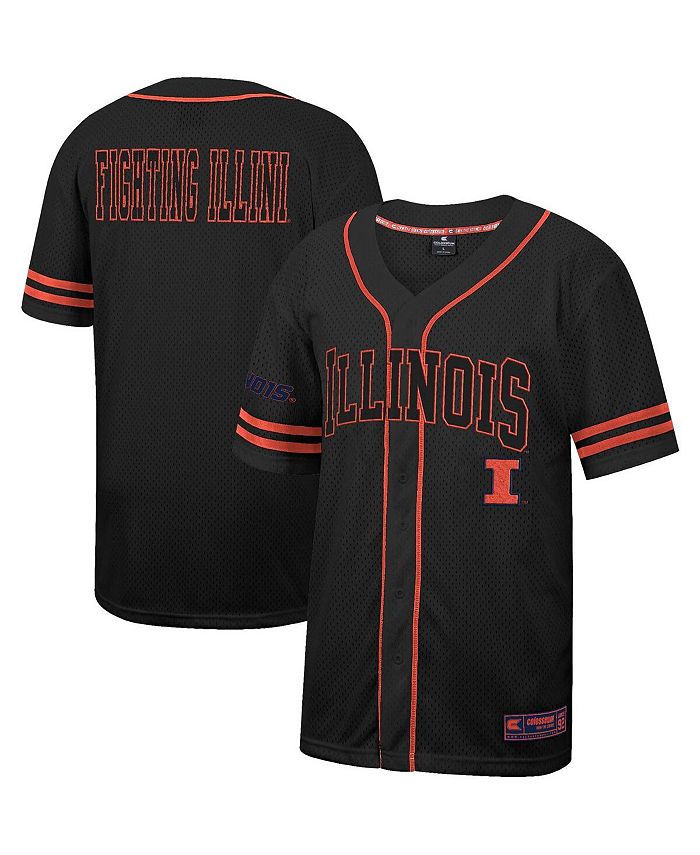 Colosseum Men's Black Illinois Fighting Illini Free Spirited Mesh ...