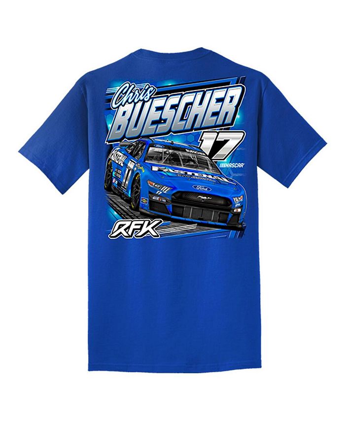 Rfk Racing Men's Royal Chris Buescher Car T-shirt - Macy's