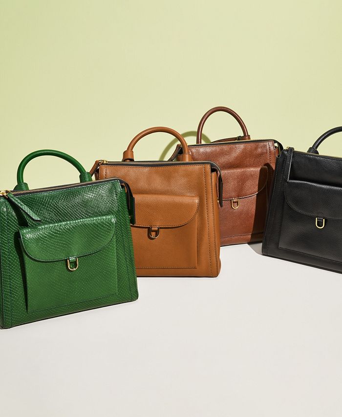 Fossil Parker Mini Leather Backpack Bag - Macy's