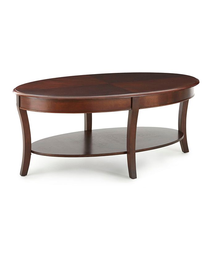 Steve Silver Troy 48" Oval Cocktail Table - Macy's