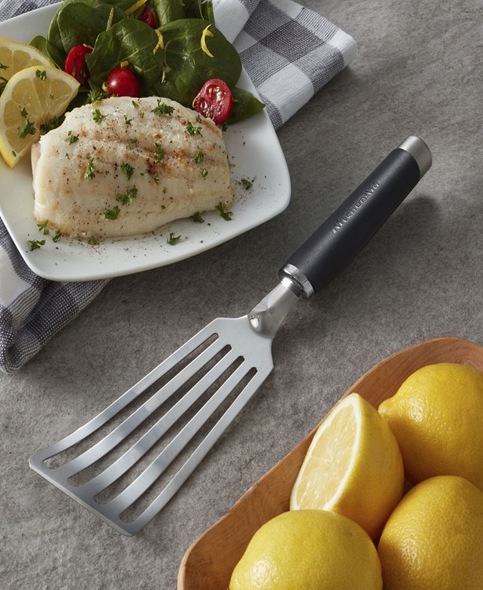 KitchenAid Gourmet Stainless Steel Flex Turner, One Size - Macy's
