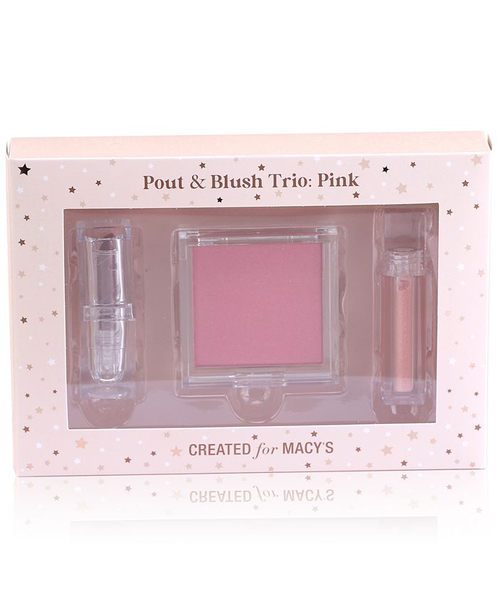 Created For Macy's 3-Pc. Lip & Cheek Set - Pink, Created for Macy's ...