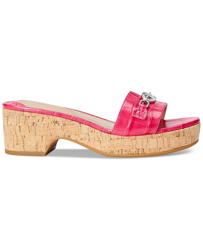 Lauren Ralph Lauren Women's Roxanne Heeled Dress Sandals - Macy's