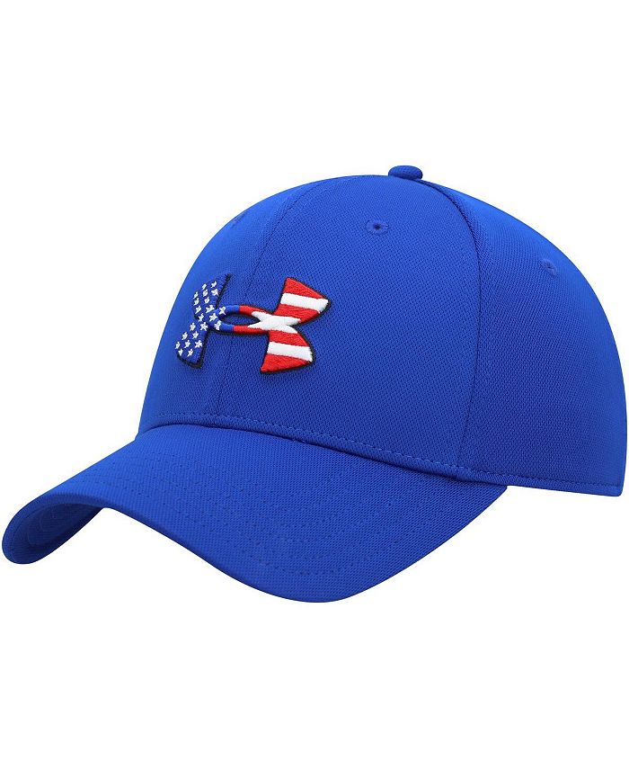 Under Armour Men's Blue Freedom Blitzing Flex Hat - Macy's