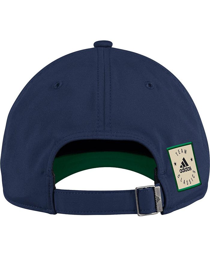 adidas Men's Navy Hartford Whalers Team Classics Slouch Adjustable Hat ...