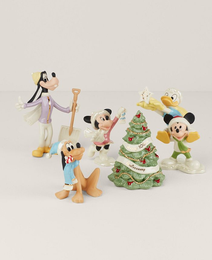 Lenox Disney 100th Anniversary Figurines, Set Of 5 - Macy's
