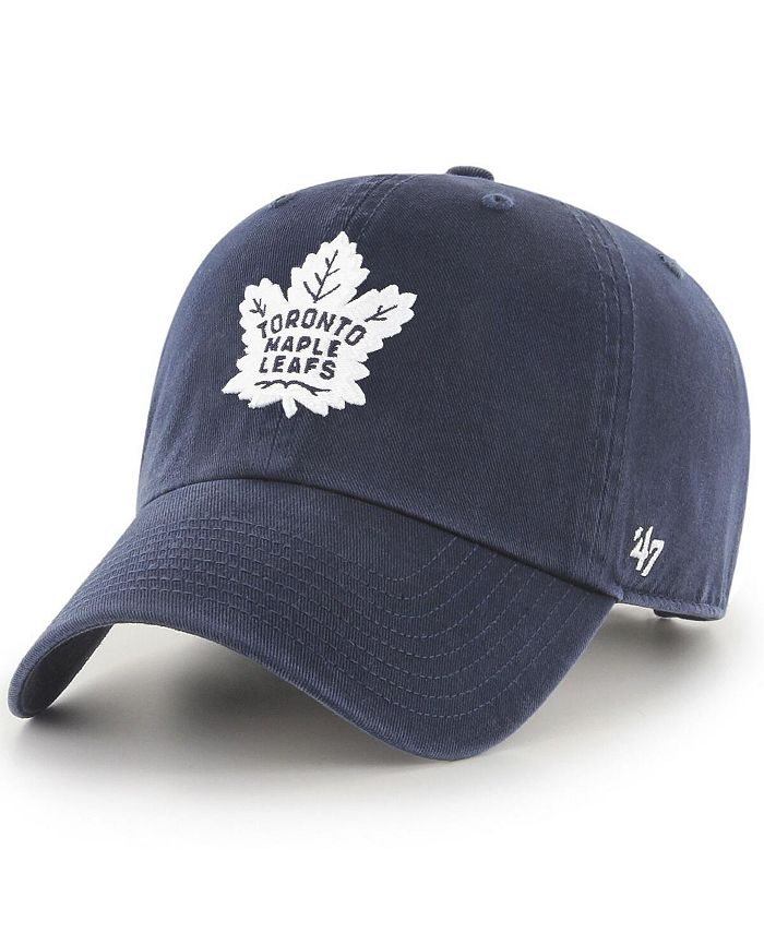 '47 Brand Men's Navy Toronto Maple Leafs Clean Up Adjustable Hat - Macy's
