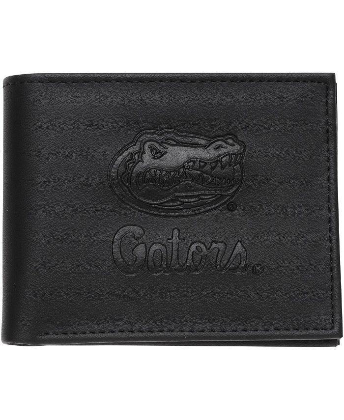 Evergreen Enterprises Men's Black Florida Gators Hybrid Bi-Fold Wallet ...