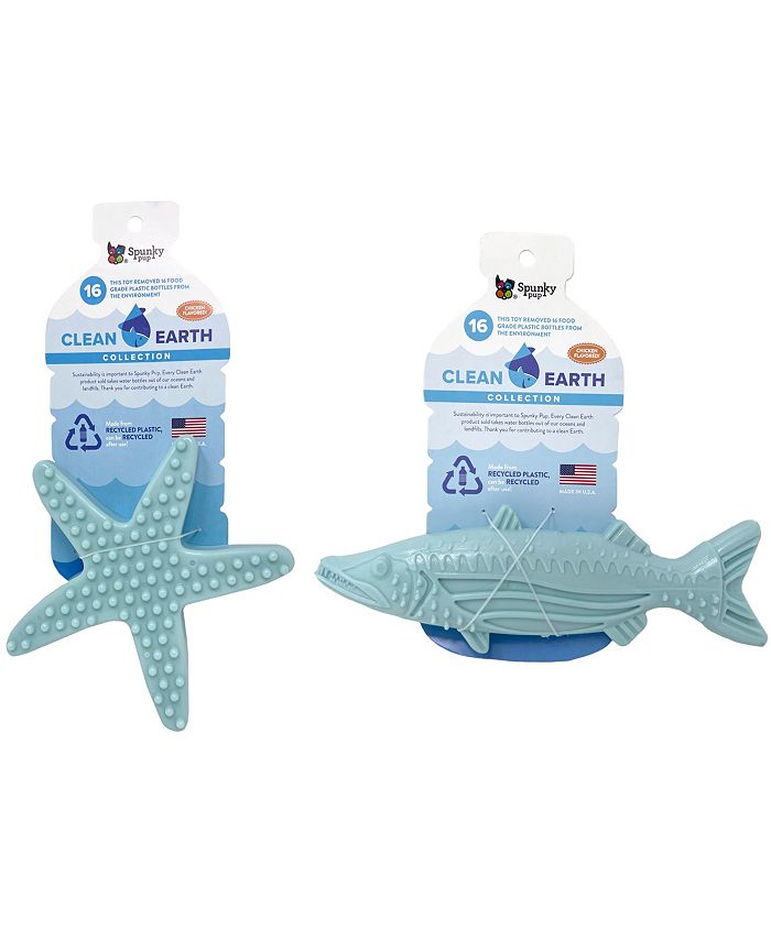 Spunky Pup Clean Earth Recycled Hard Chew Toy for Dog - Macy's