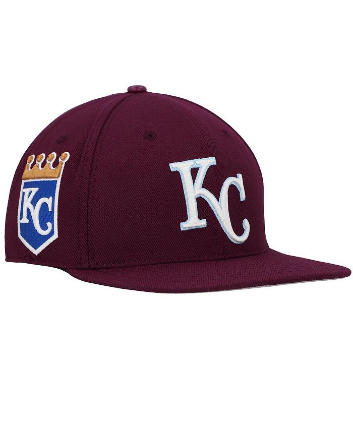Pro Standard Men's Burgundy Kansas City Royals Wine Snapback Hat - Macy's