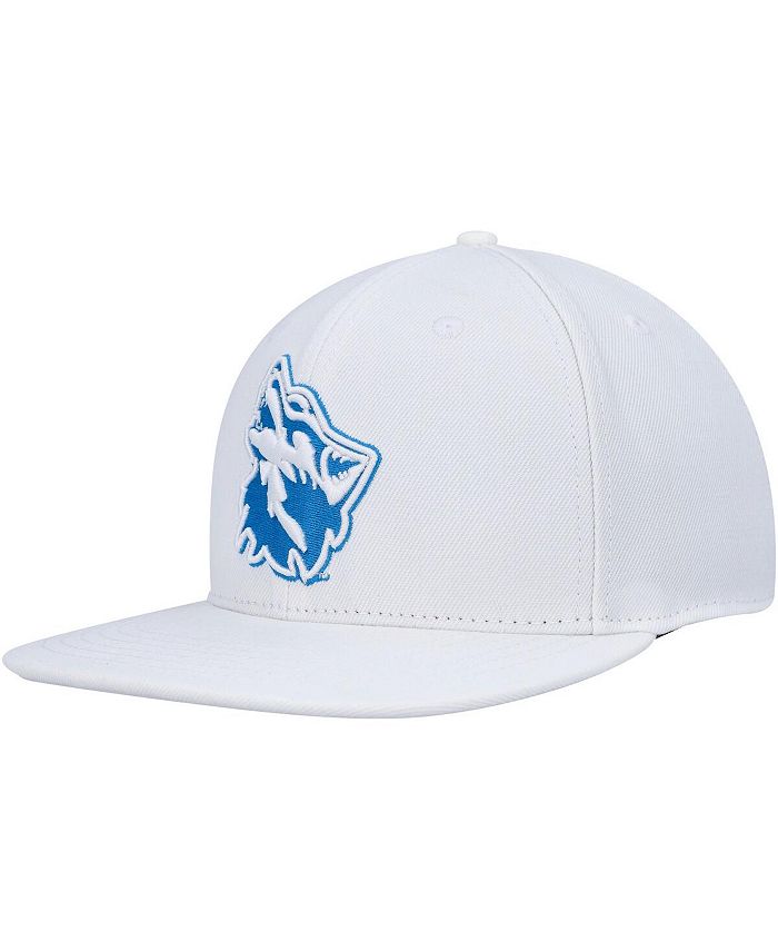 Pro Standard Men's White Cheyney Wolves Mascot Evergreen Wool Snapback ...