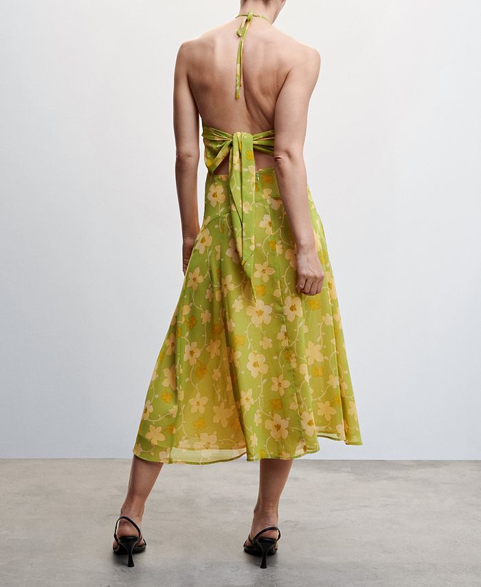 MANGO Women's Flower Print Dress - Macy's
