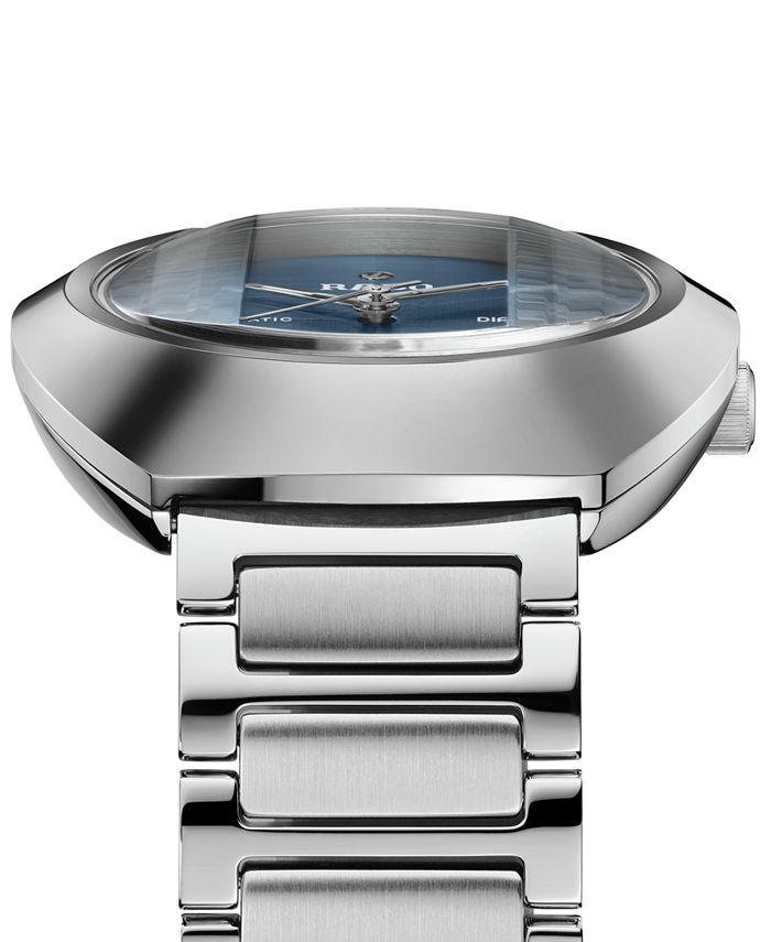 Rado Unisex Swiss Automatic DiaStar Original Stainless Steel Bracelet Watch 38mm - Macy's