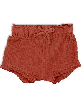 Lily & Jack Baby Girls Ruffle Muslin Top, Shorts and Headband, 3 Piece ...