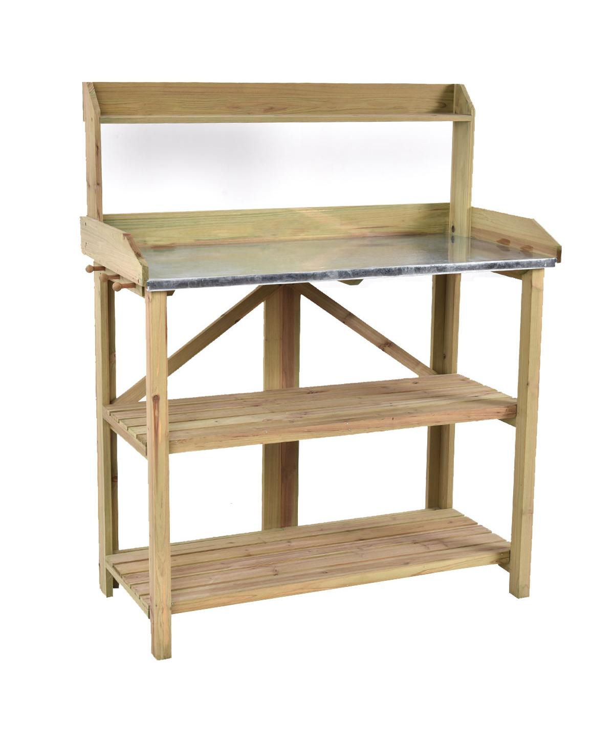 Click here for Outdoor Garden Wooden Potting Work Bench Station P... prices