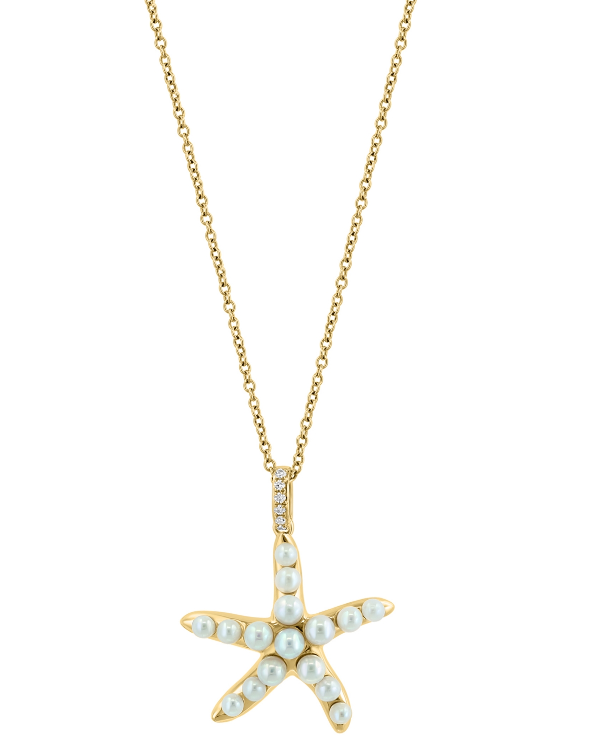 Click here for Effy Freshwater Pearl (2-3mm) Starfish 18 Pendant... prices
