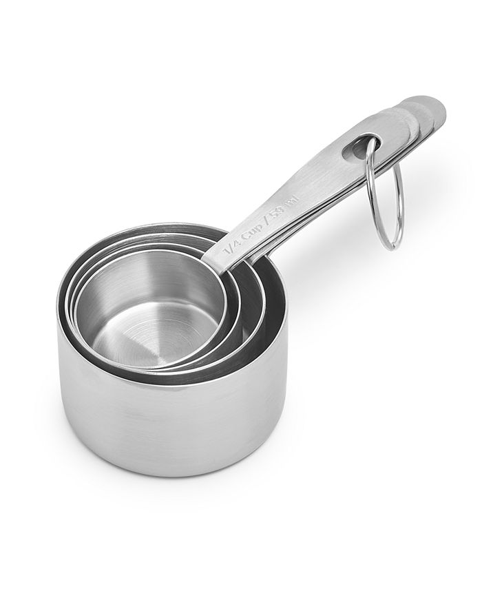 The Cellar 4-Piece Stainless Steel Measuring Cups - Macy's