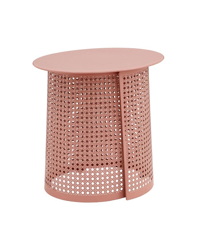 TOV Furniture Pesky Coral Side Table - Macy's
