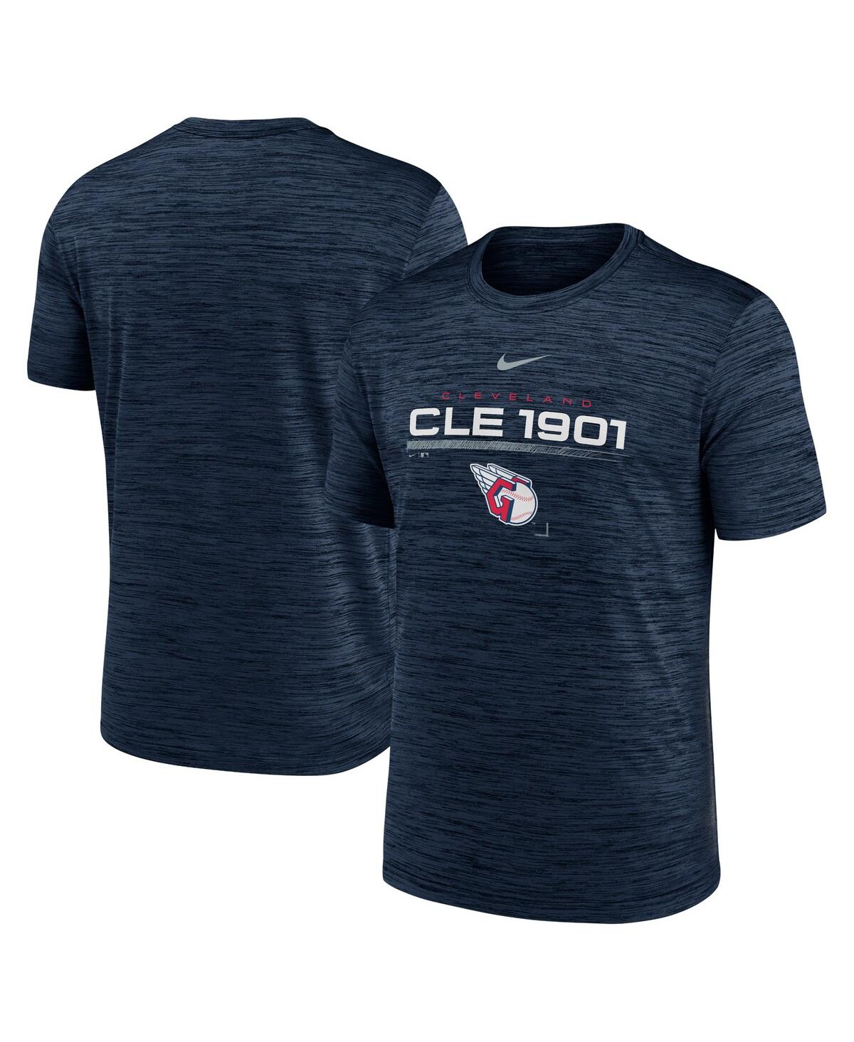 Click here for Mens Nike Navy Cleveland Guardians Wordmark Veloci... prices