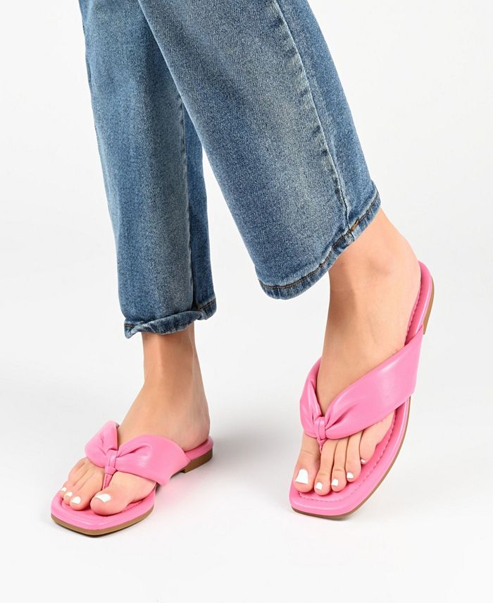 Journee Collection Women's Kyleen Puff Sandals - Macy's