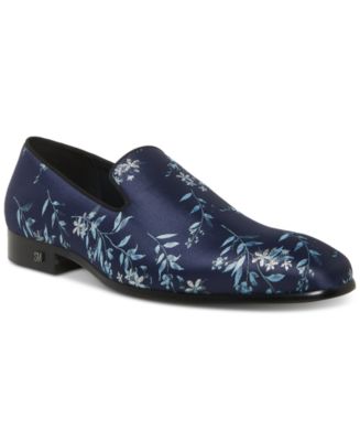 Steve Madden Men's Braxtin Floral Embroidered Smoking Slipper - Macy's