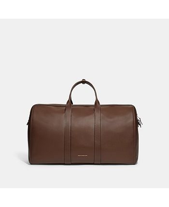 COACH Gotham Glovetan Refined Genuine Leather Duffle Bag - Macy's
