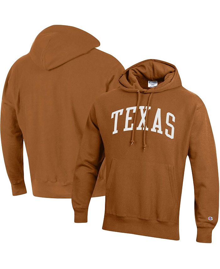 Champion Men's Texas Orange Texas Longhorns Team Arch Reverse Weave ...