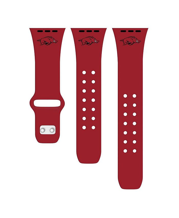 Artinian Men's and Women's Cardinal Arkansas Razorbacks Logo Silicone ...