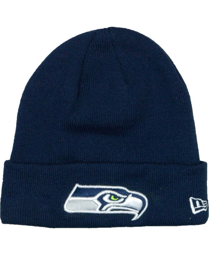 New Era Seattle Seahawks Basic Cuff Knit Hat - Macy's